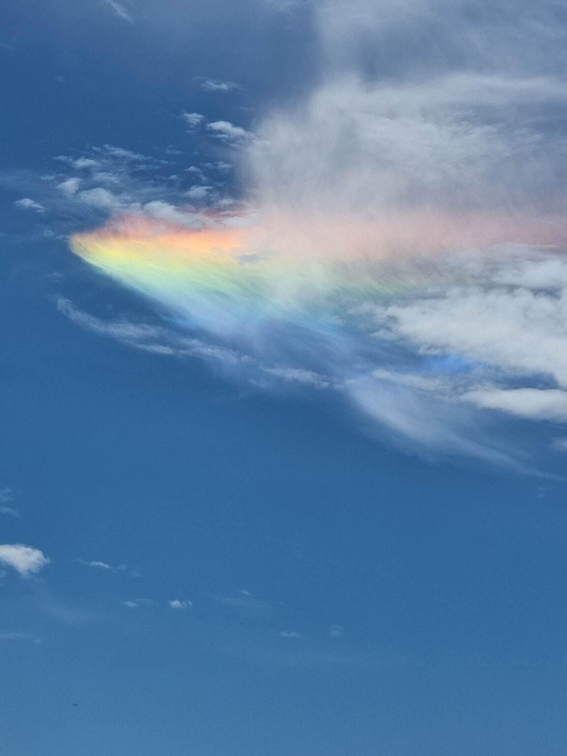 Beautiful! RAINBOW cloud seen over Gauteng [photos] - I Love South Africa